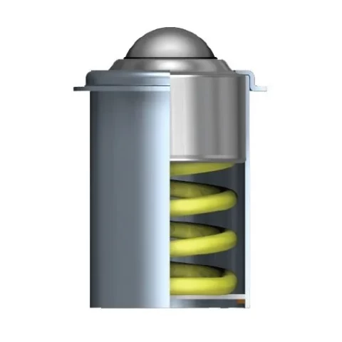 Spring Loaded Ball Transfer Units - Small Top Flange | Tuli-shop.com