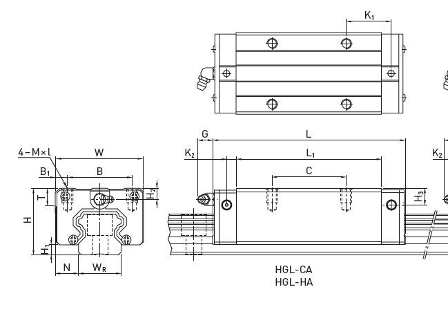 HIWIN linear block HGL 30 HA Z0 H | Tuli-shop.com